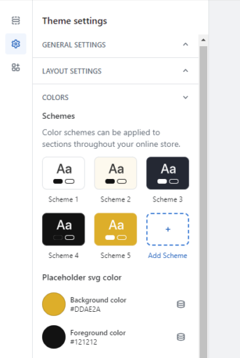 How to update color schemes - gloryio.com